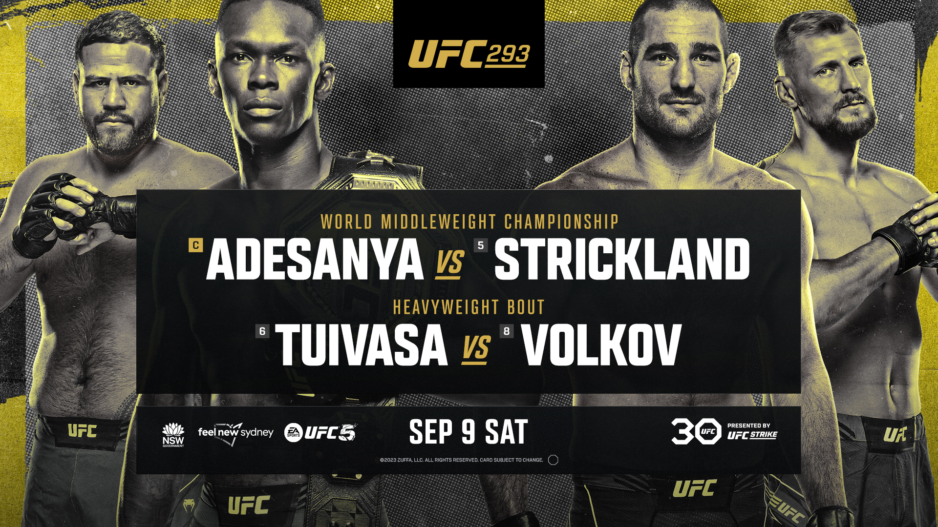 UFC 293 at the Shack