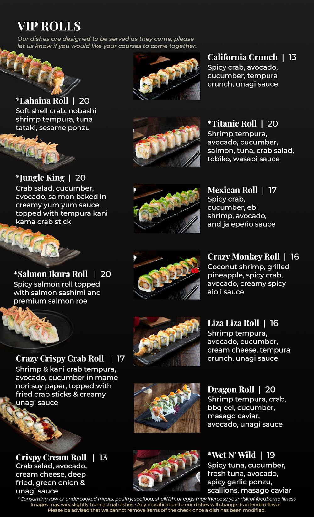 Sakura Sushi Menu Albuquerque