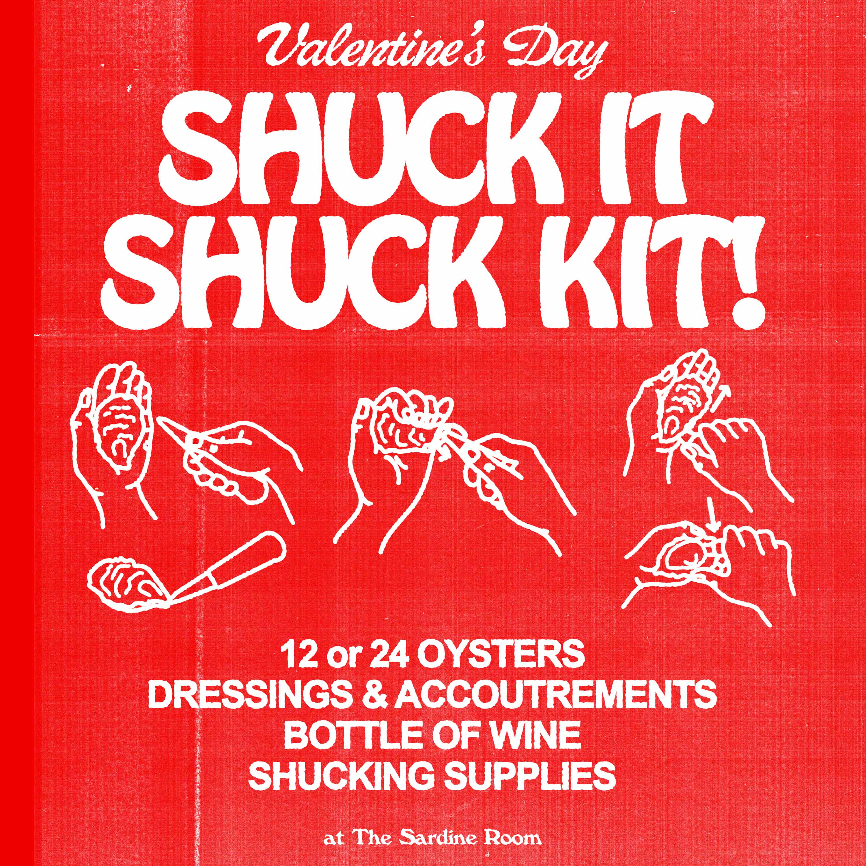 Valentine's Day Shuck Kit | The Sardine Room | Seafood Restaurant in ...
