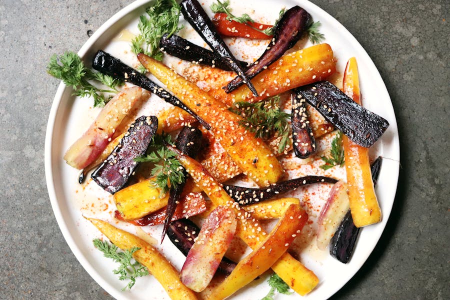 Sesame Roasted Carrots | Pondicheri Café | Modern Indian Restaurant in ...