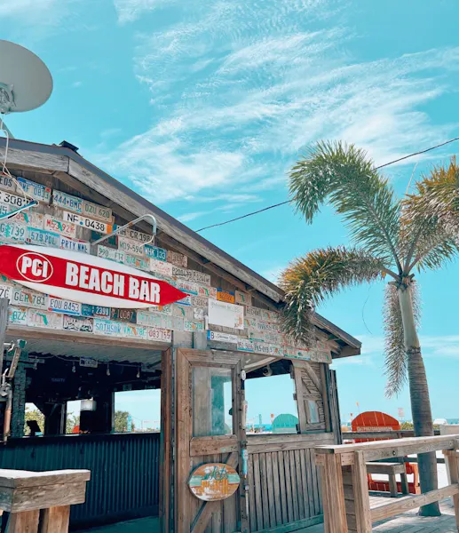 Hours & Location | PCI Beach Bar in St Pete Beach, FL