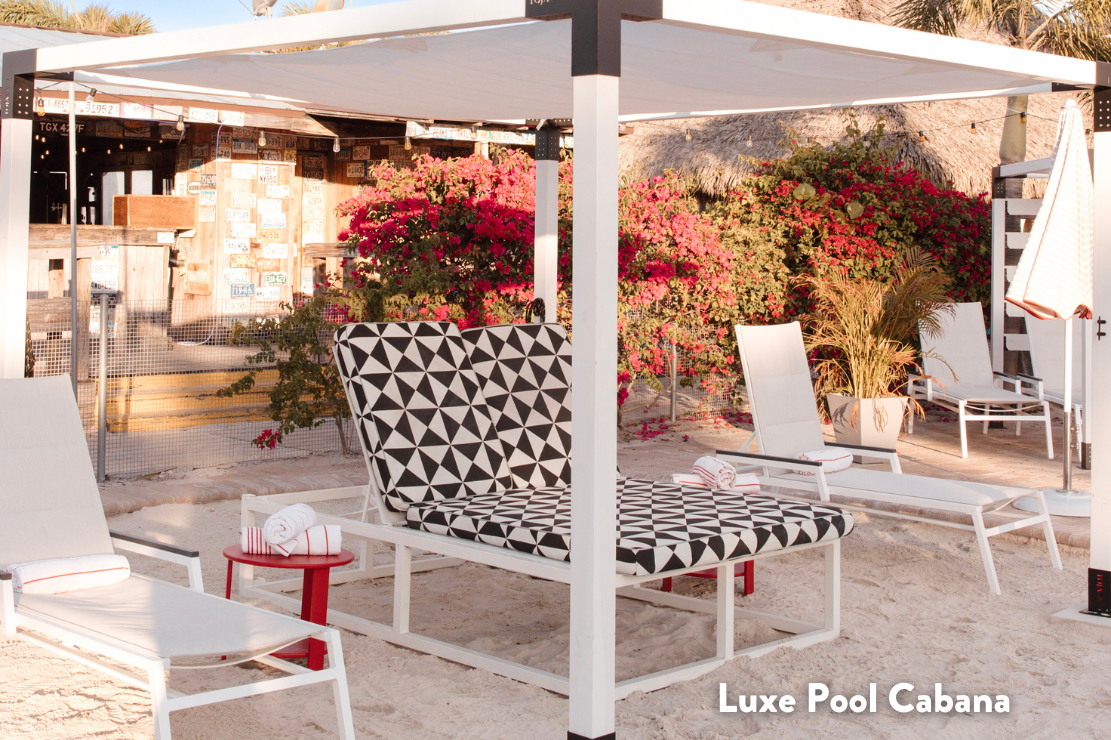 Pool & Beach Cabanas | PCI Beach Bar & Day Club