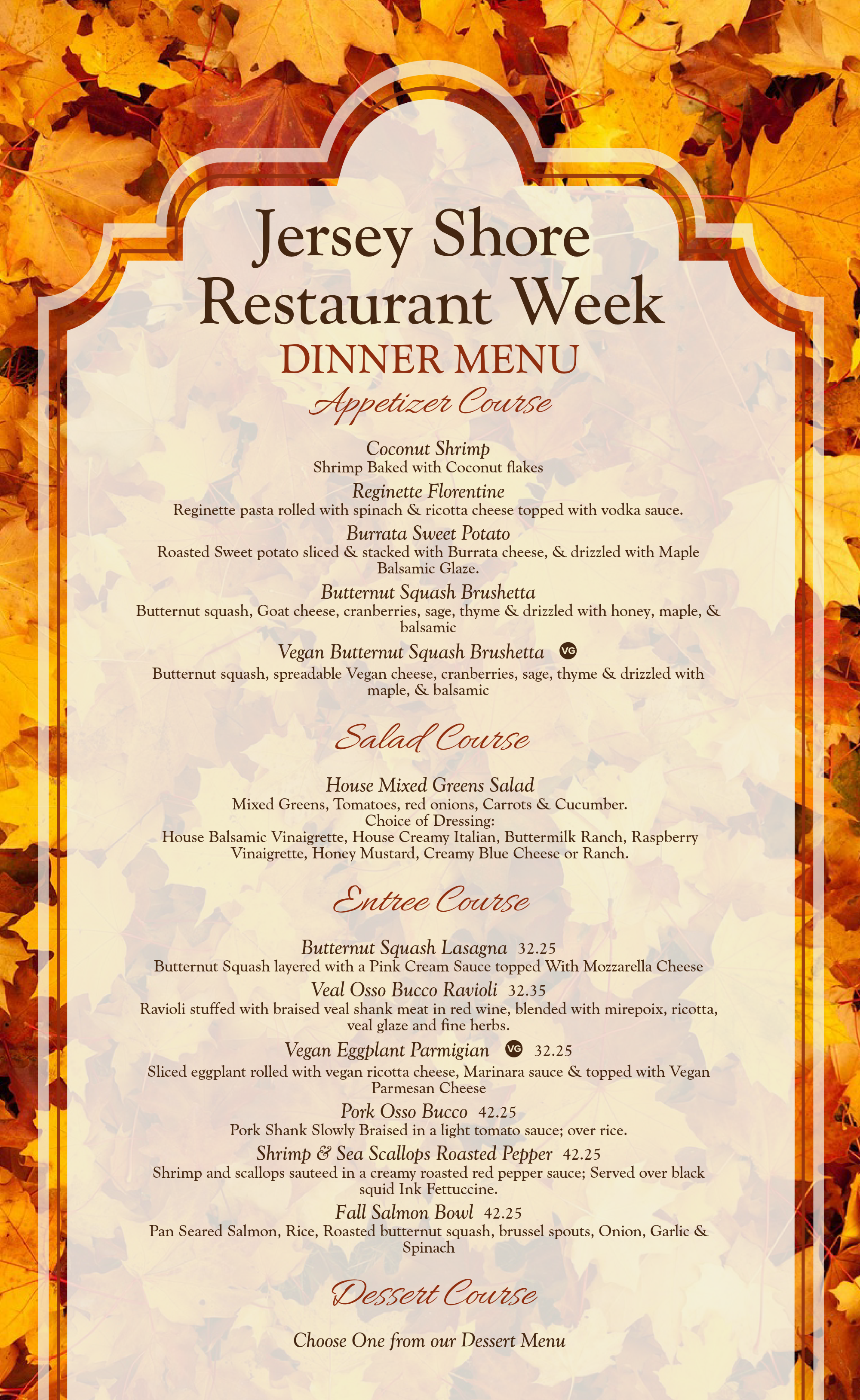 Jersey Shore Restaurant Week | MonAlyssa Italian Restaurant and ...