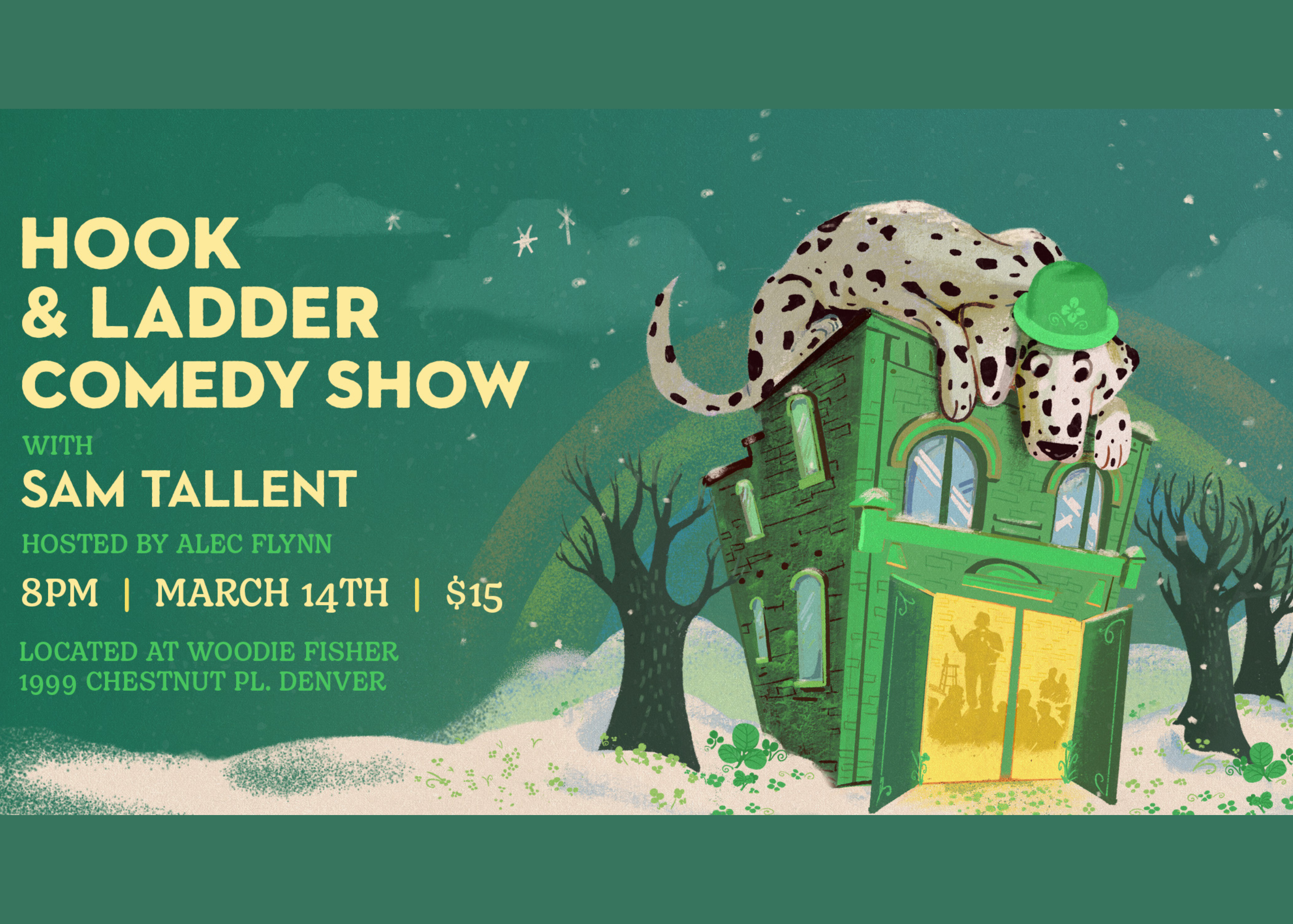 Hook & Ladder Comedy Show- March 14 | Woodie Fisher | A Neighborhood ...