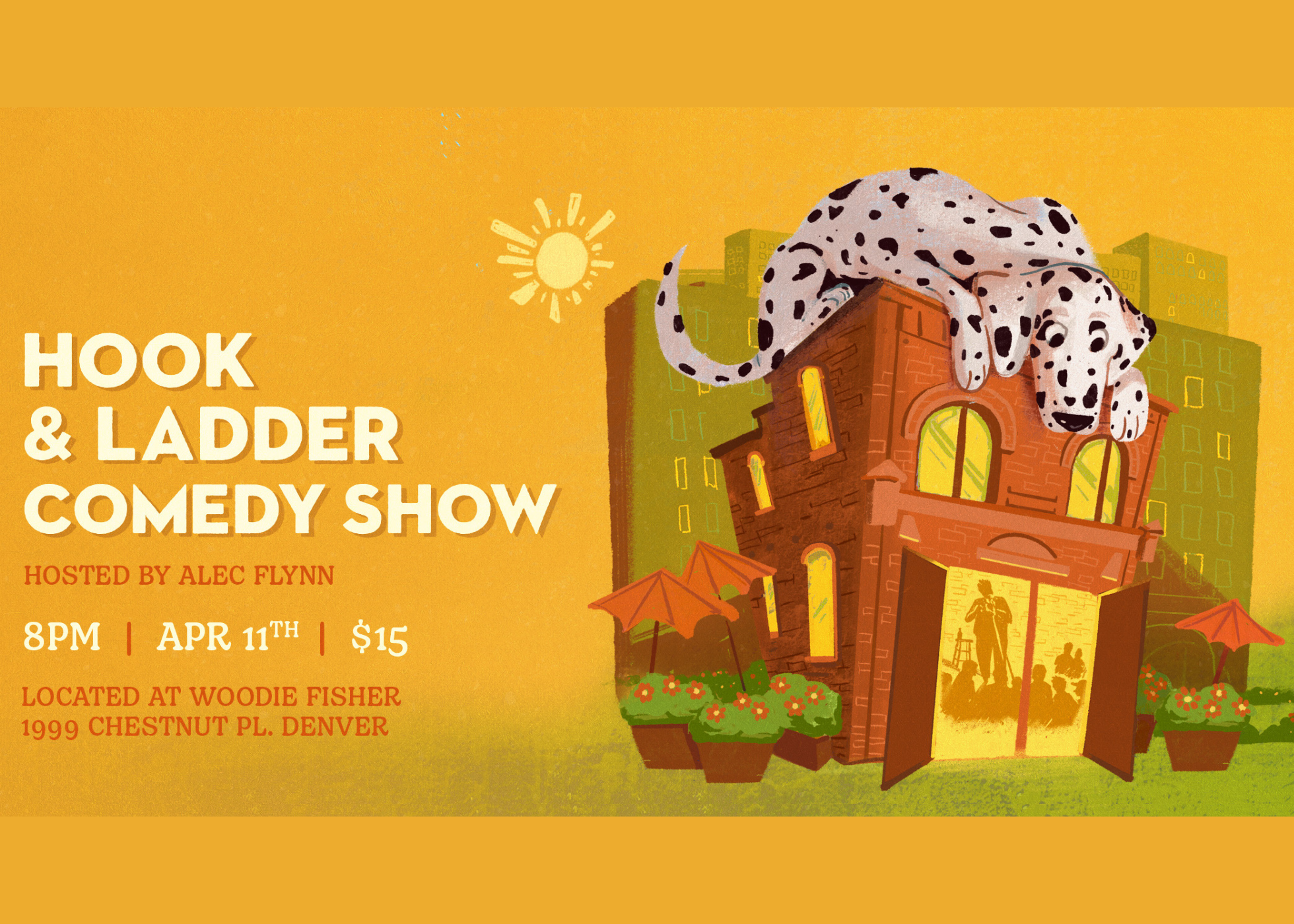 Hook & Ladder Comedy Show- April 11 | Woodie Fisher | A Neighborhood ...
