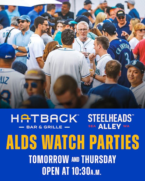 ALDS WATCH PARTIES | Hatback Sports Bar & Grill | American Restaurant in Seattle, WA