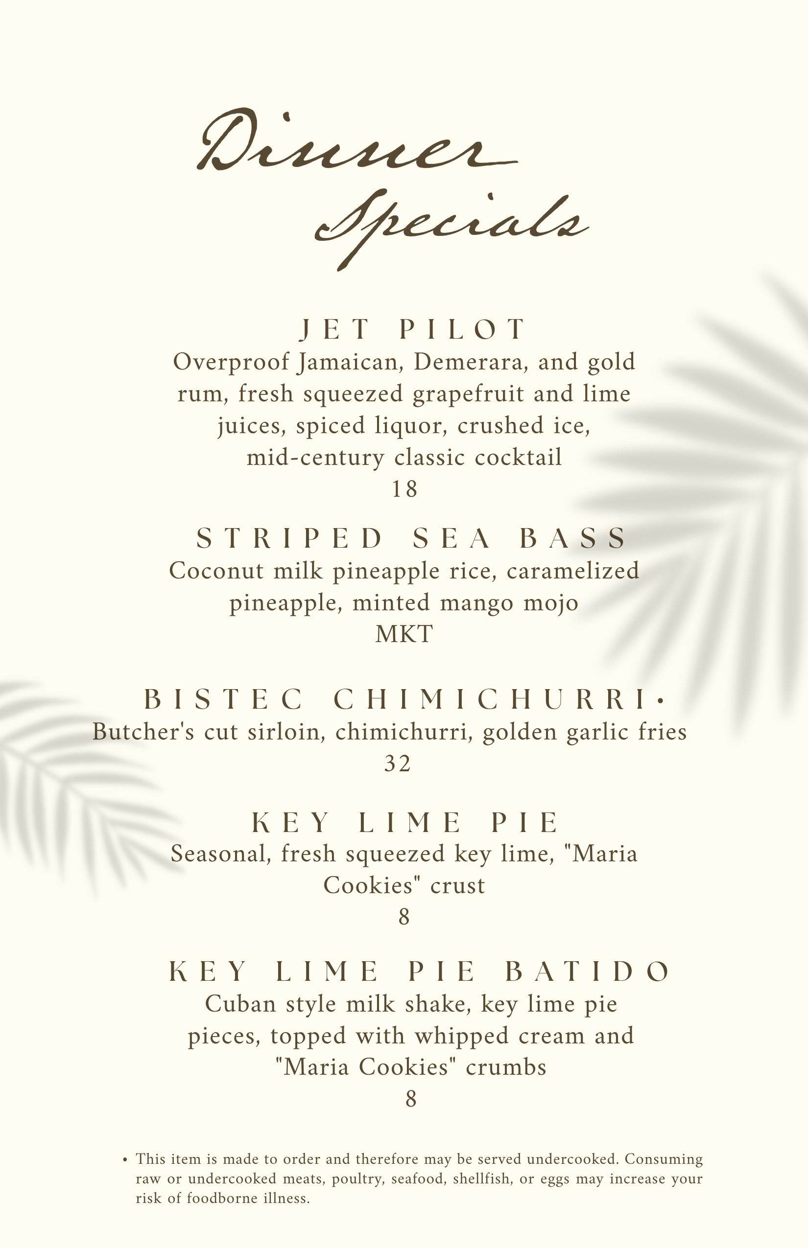 Menus | Mojo Cuban Kitchen in Tucson, AZ