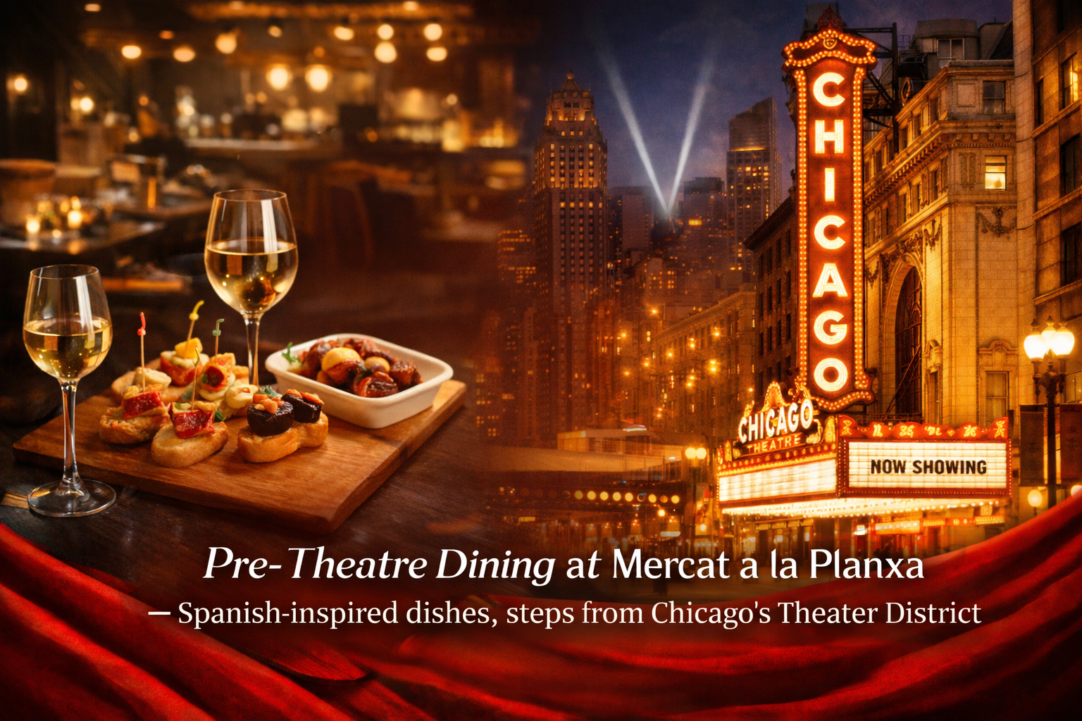 Pre-Theatre Dining at Mercat a la Planxa | Mercat a la Planxa | Chicago ...
