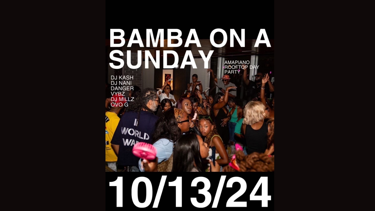 Sunday, October 13th, Bamba Rooftop Party | Rosé and Rye | Rooftop ...