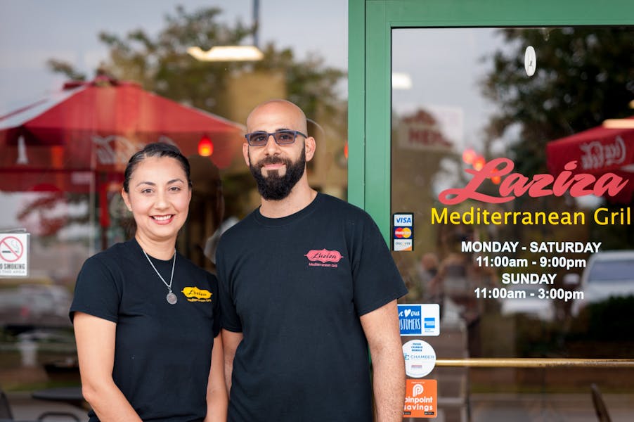 Nader & Lisa Khatib | Laziza Mediterranean Grill | Mediterranean ...