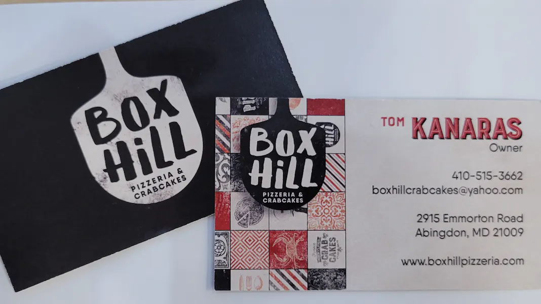 Contact | Box Hill Pizzeria & Crab Cakes in Abingdon, MD