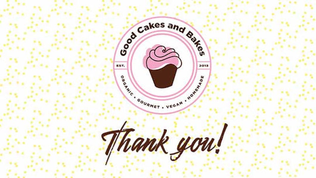 Thank You Card | Good Cakes and Bakes | Bakery in Detroit, MI