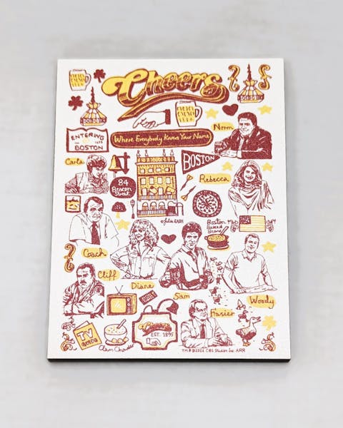 Julia Gash Wood Magnet [#14JGASH0] | Cheers Boston | American ...