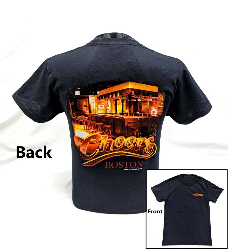 Classic Black Tee | Cheers Boston | American Restaurant & Pub in Boston, MA
