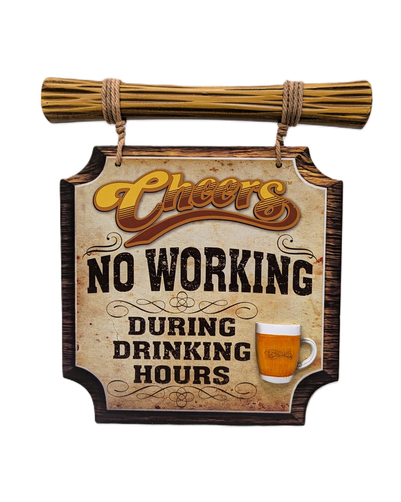 Drinking Hours Sign [28DRINKH] | Cheers Boston | American Restaurant ...
