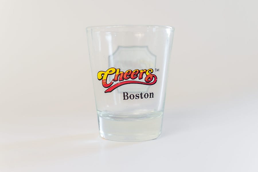 Sign Shot Glass | Cheers Boston | American Restaurant & Pub in Boston, MA